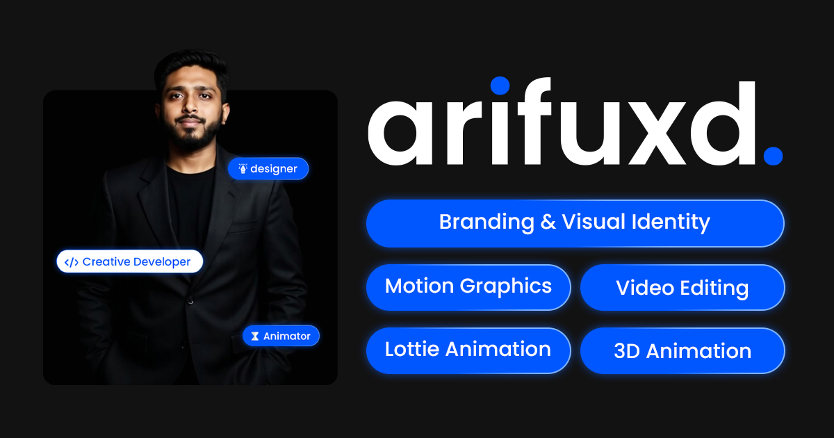 Ariful Islam (arifuxd) | Creative Visualizer & Branding Expert
